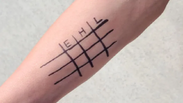 Marking Your Swimmer's Arm | NewSwimmer.com